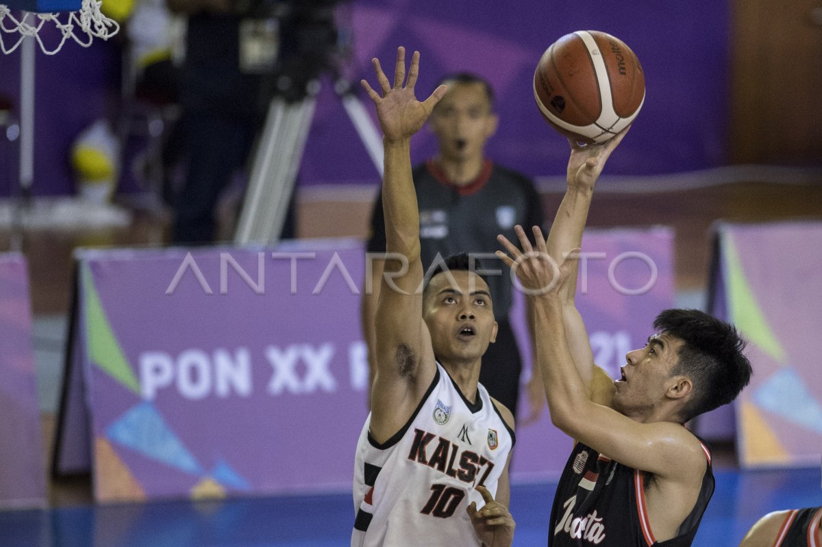 BASKET PUTRA JAKARTA KALAHKAN BASKET PUTRA KALSEL | ANTARA Foto