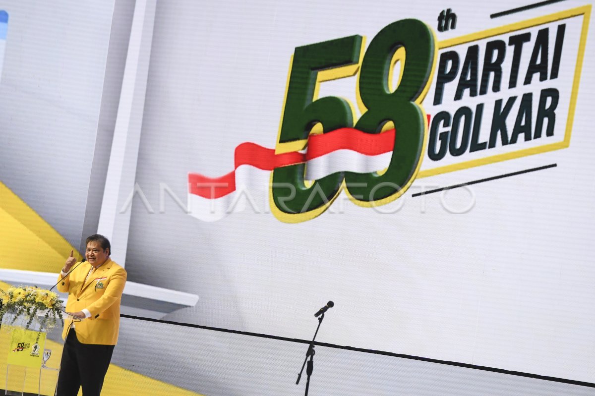 PUNCAK PERAYAAN HUT KE-58 PARTAI GOLKAR | ANTARA Foto