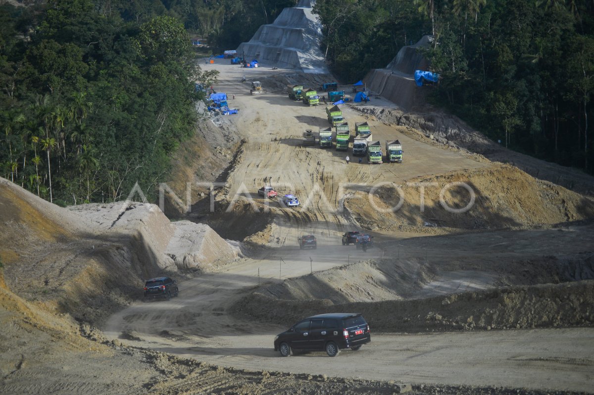 Kelanjutan pembangunan tol Padang - Sicincin | ANTARA Foto