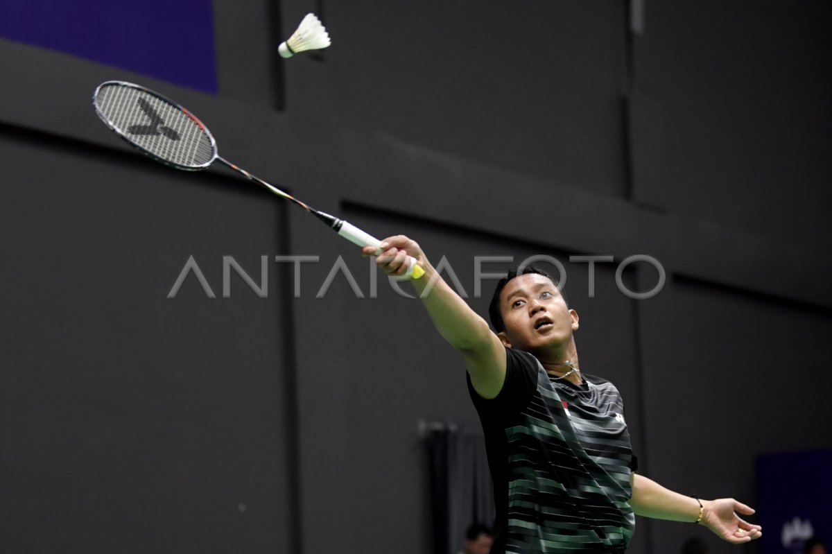 Final bulu tangkis beregu putra APG 2023 | ANTARA Foto