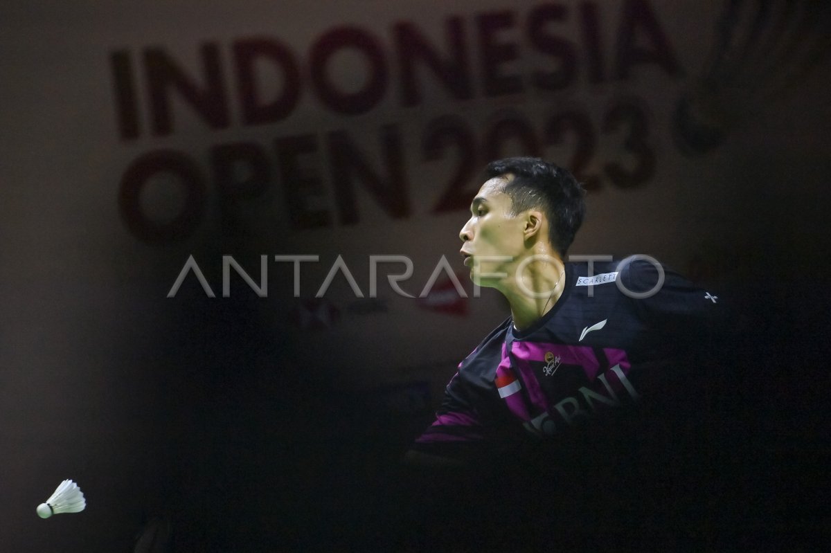 Jonatan Christie melaju ke perempat final | ANTARA Foto
