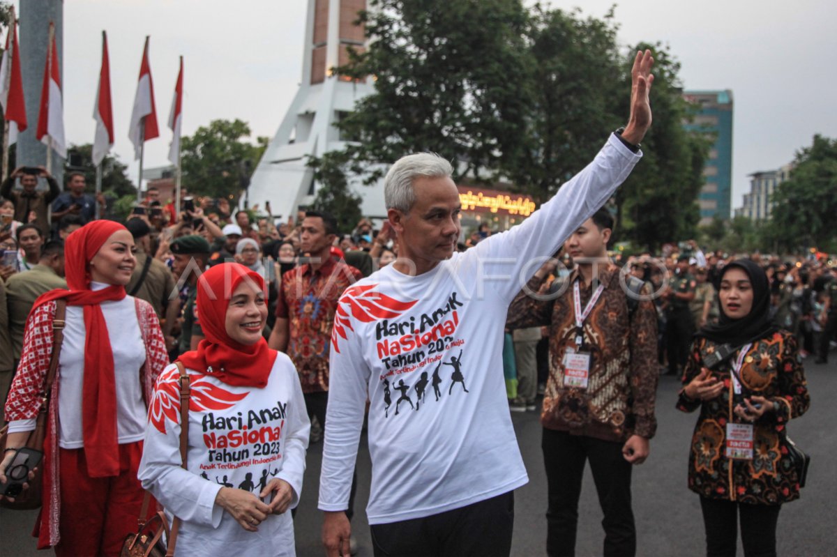 Ganjar Pranowo hadiri puncak Hari Anak Nasional 2023 | ANTARA Foto