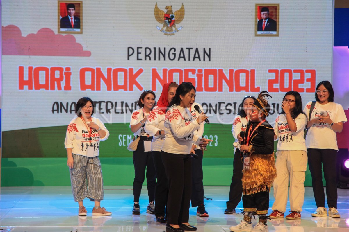 Puncak peringatan Hari Anak Nasional di Semarang | ANTARA Foto