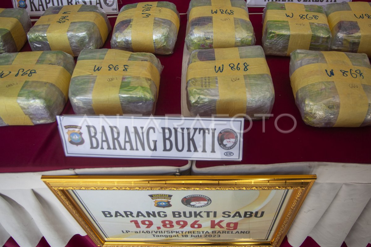 Penyelundupan 19,896 kg sabu-sabu dari Malaysia | ANTARA Foto Penyelundupan 19,896 kg sabu-sabu dari Malaysia | ANTARA Foto