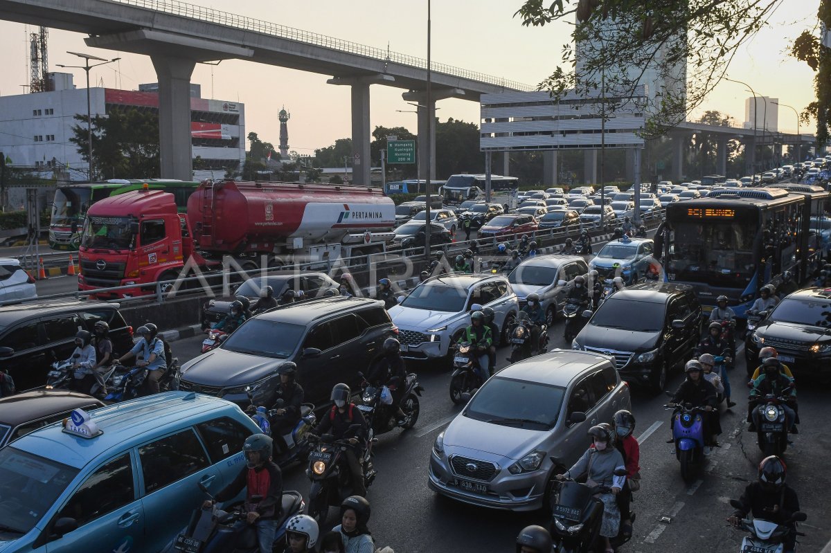 Sektor transportasi penyumbang terbesar polusi udara Jakarta | ANTARA Foto