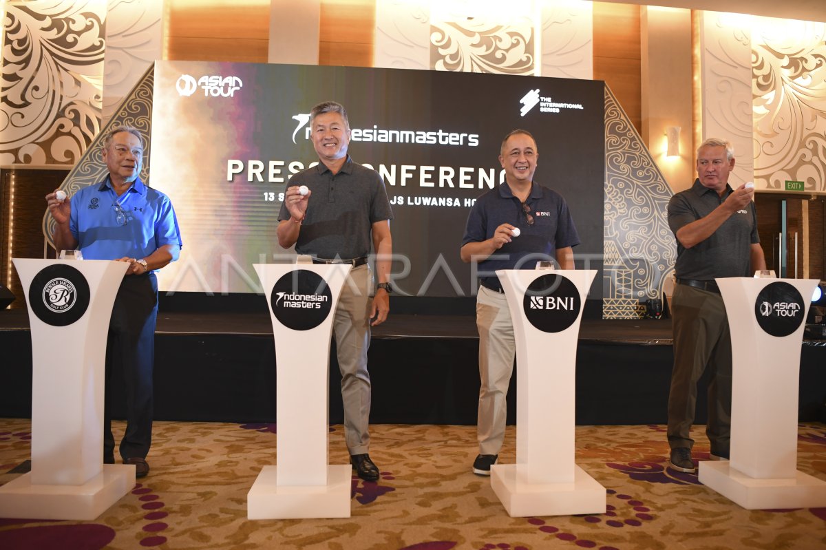 Turnamen golf BNI Indonesian Masters 2023 | ANTARA Foto