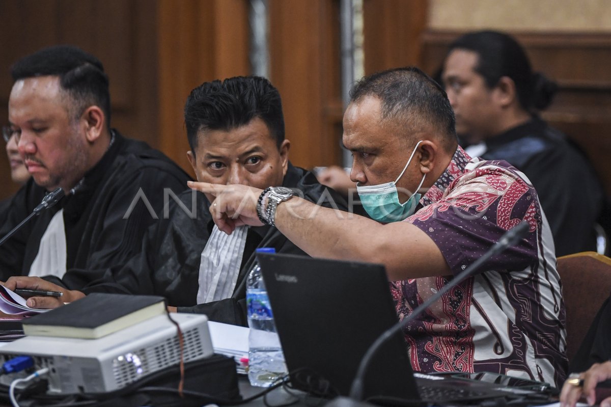 Sidang lanjutan kasus korupsi BTS 4G BAKTI Kominfo | ANTARA Foto