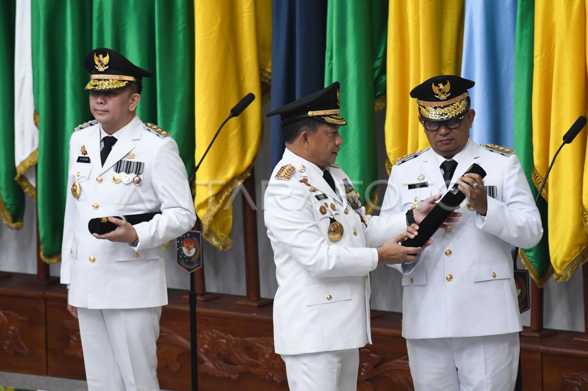 Pelantikan PJ Gubernur Sumsel dan Kaltim | ANTARA Foto