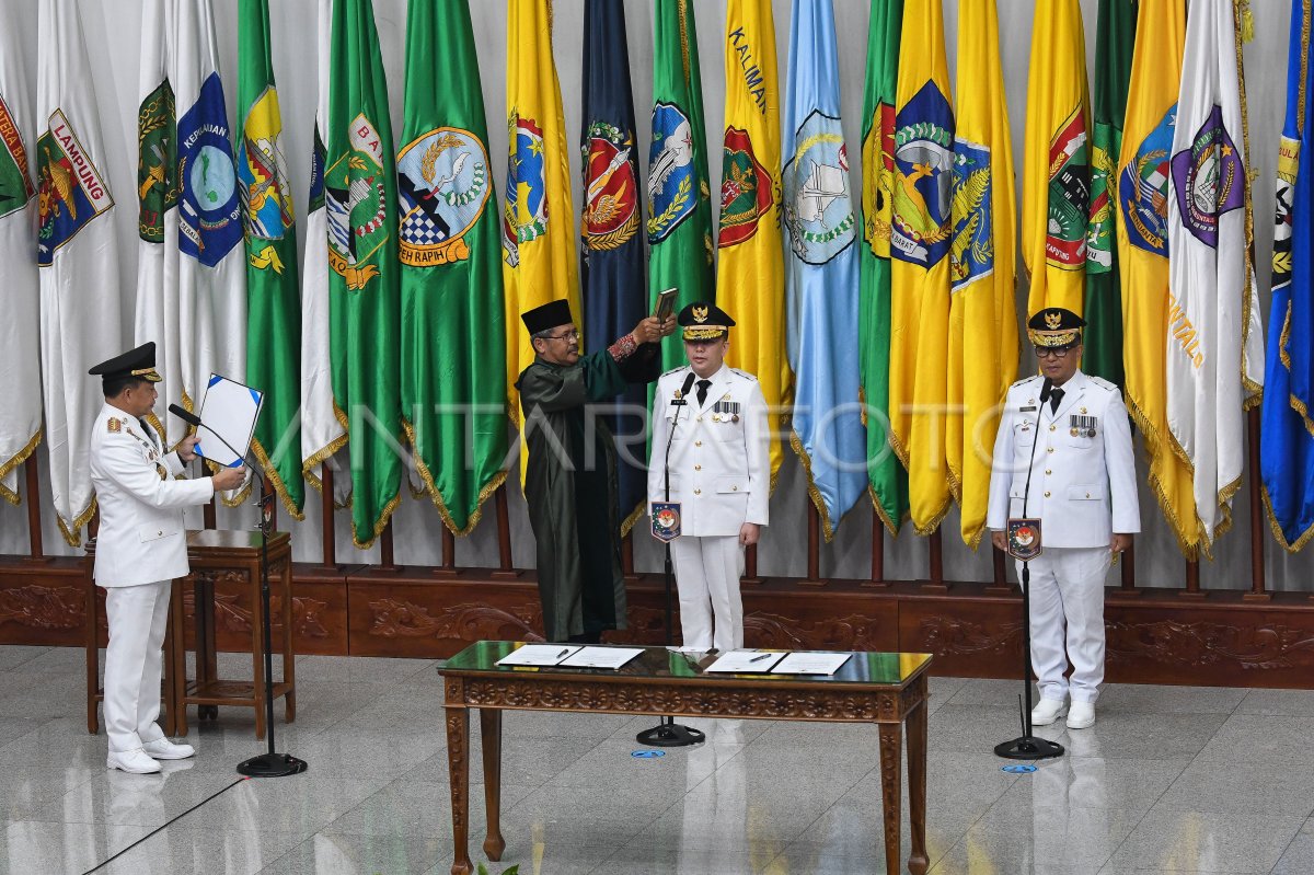 Pelantikan PJ Gubernur Sumsel dan Kaltim | ANTARA Foto