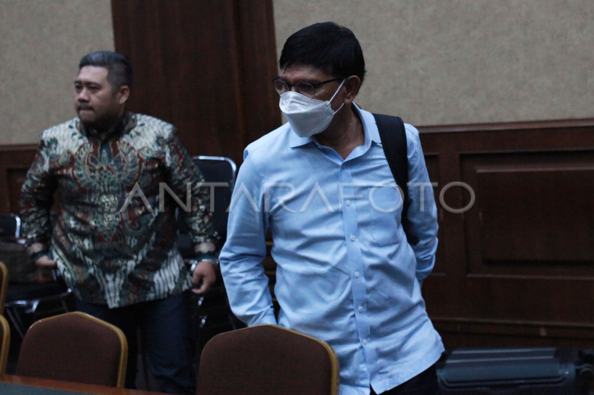 Sidang lanjutan kasus korupsi BTS 4G BAKTI Kominfo | ANTARA Foto