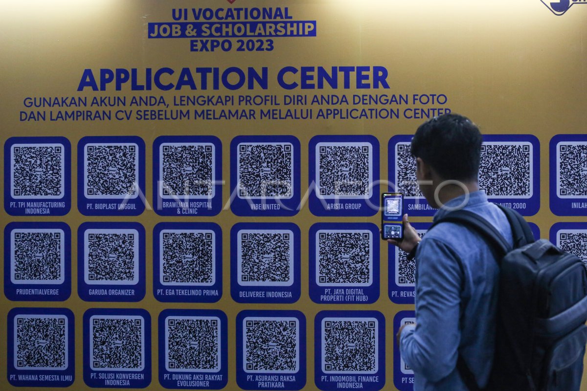 UI Vocational Job & Scholarship Expo 2023 | ANTARA Foto