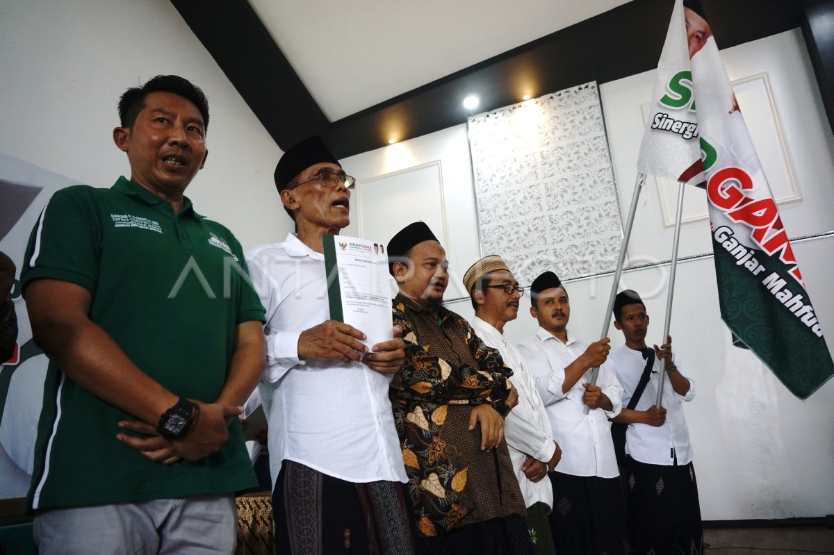 Kiai kampung deklarasi dukung Ganjar-Mahfud | ANTARA Foto