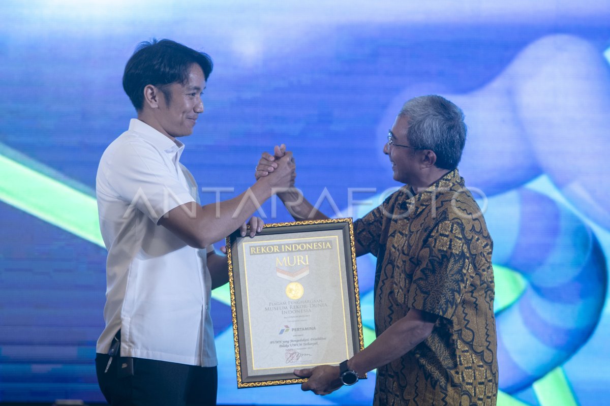 Pertamina SMEXPO raih penghargaan MURI | ANTARA Foto