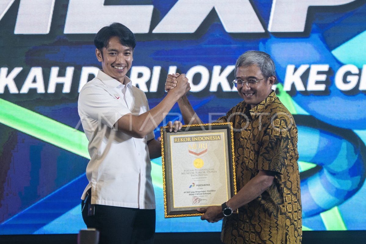 Pertamina SMEXPO raih penghargaan MURI | ANTARA Foto