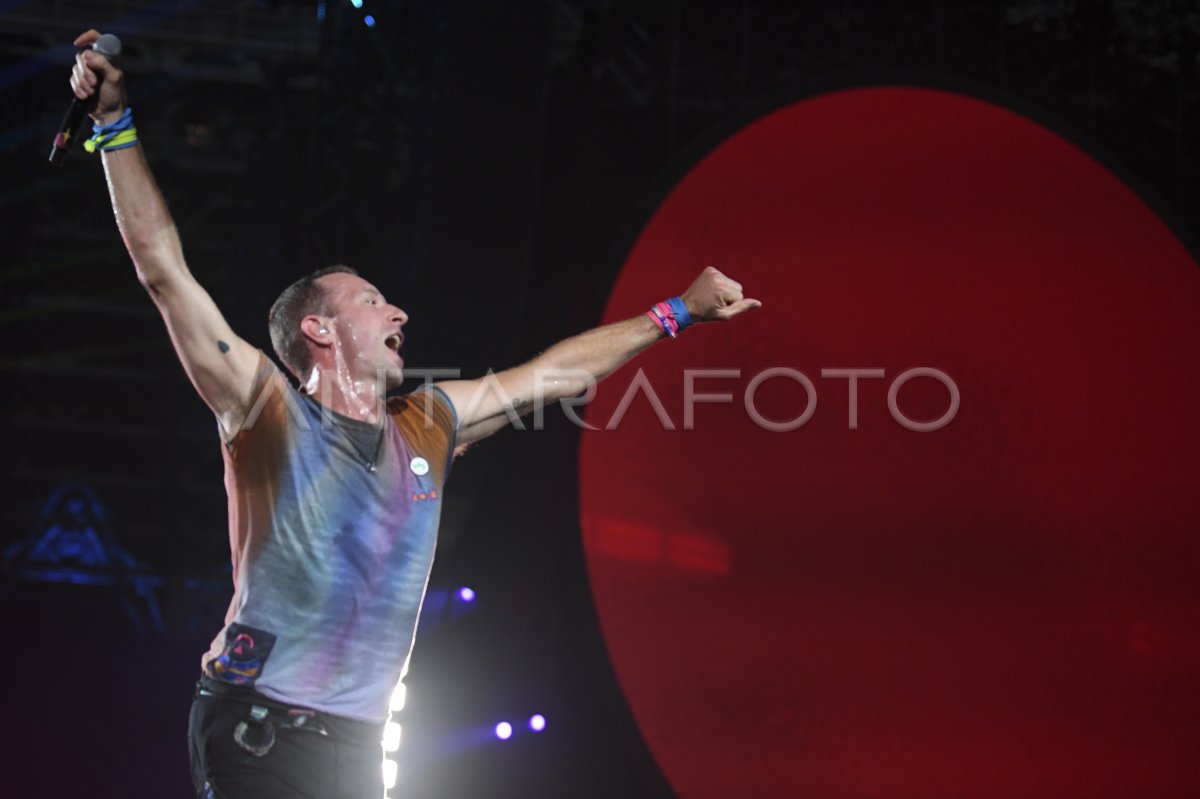 Konser Coldplay di Jakarta | ANTARA Foto