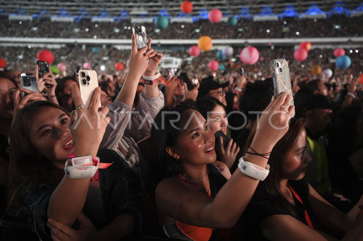 Konser Coldplay di Jakarta | ANTARA Foto