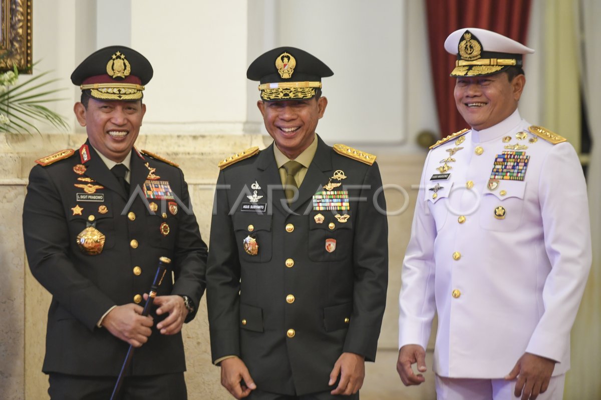 Pelantikan Jenderal Tni Agus Subiyanto Menjadi Panglima Tni Antara Foto