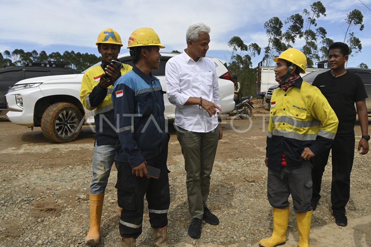 Ganjar Pranowo kunjungi IKN | ANTARA Foto Ganjar Pranowo kunjungi IKN | ANTARA Foto