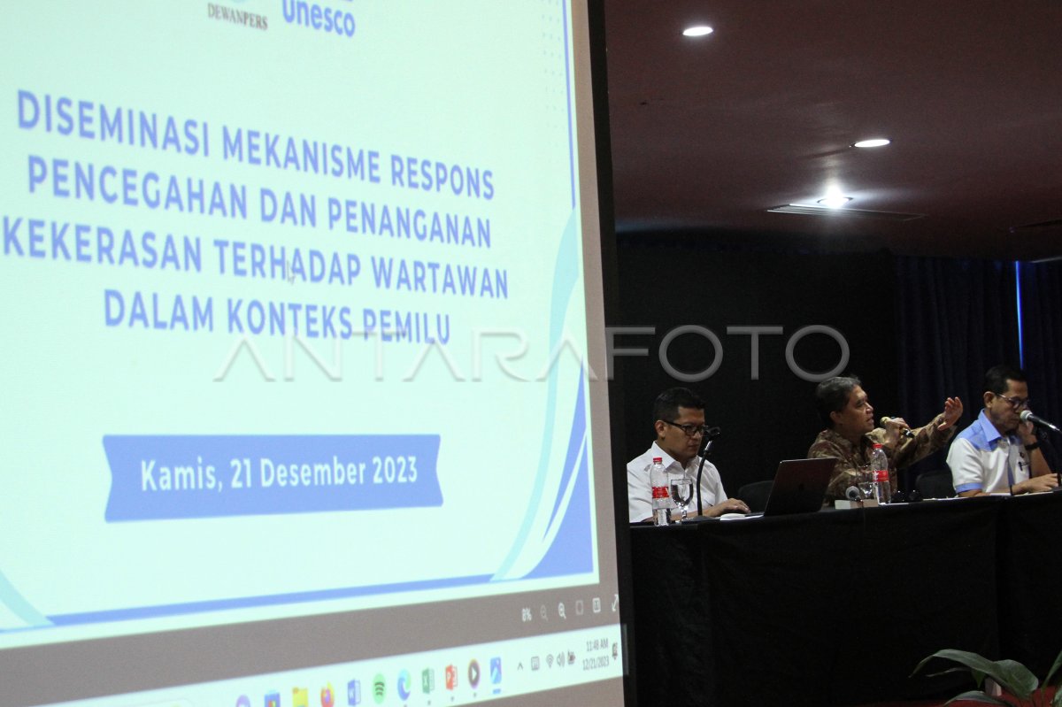 Sosialisasi surat edaran Dewan Pers di Makassar | ANTARA Foto