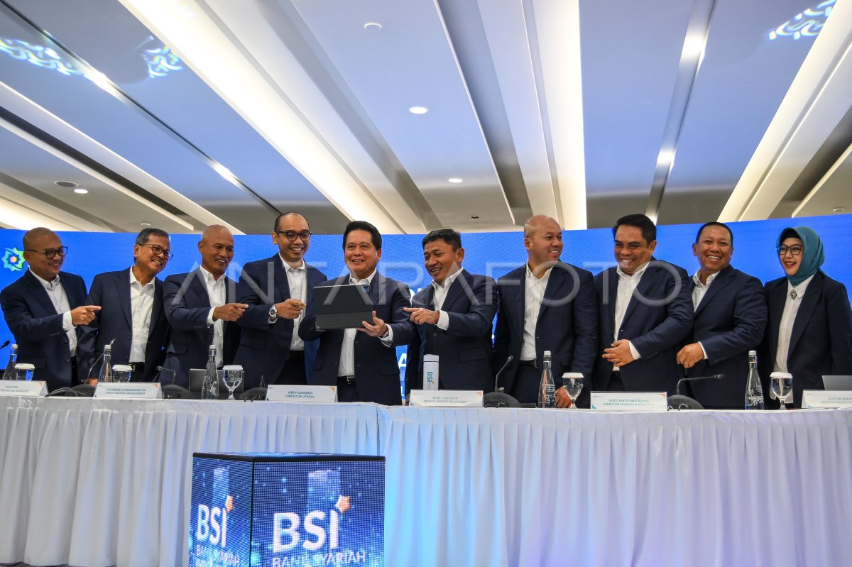 Laporan kinerja triwulan IV 2023 BSI | ANTARA Foto