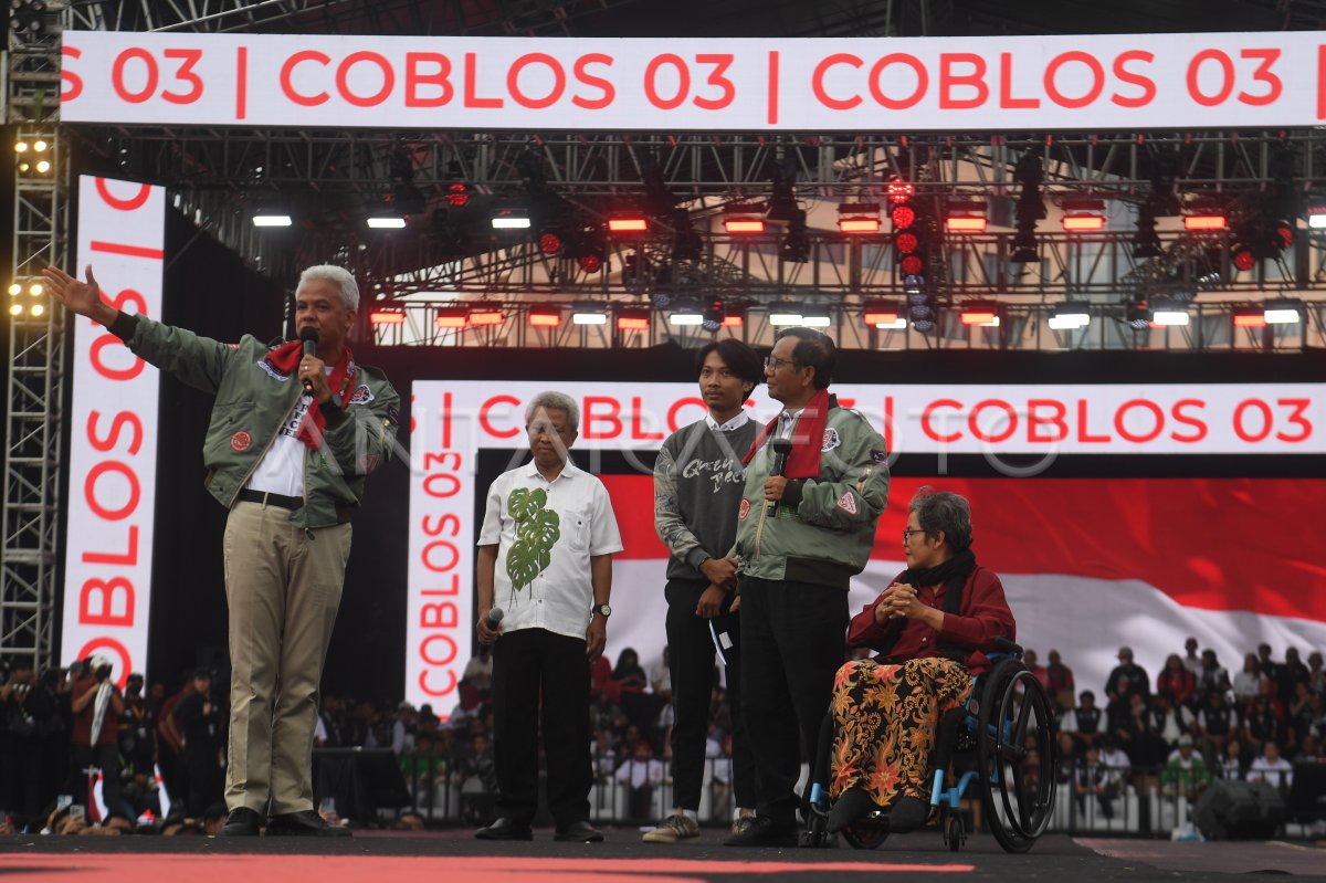 Kampanye akbar Ganjar-Mahfud di Semarang | ANTARA Foto