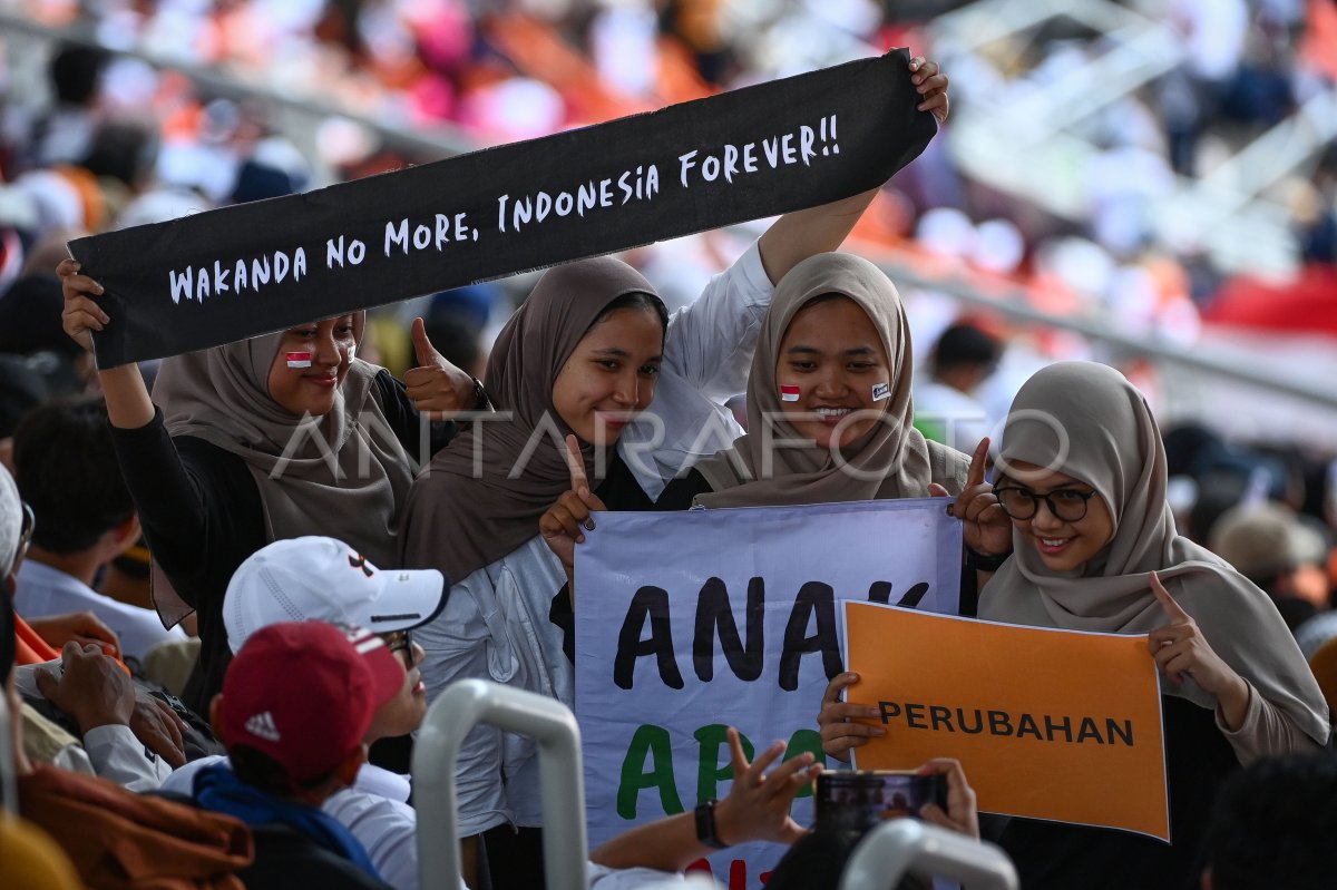 Kampanye akbar terakhir Anies-Muhaimin di JIS | ANTARA Foto