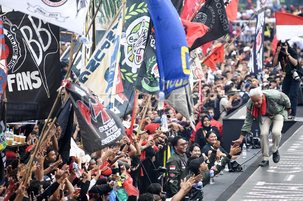 Kampanye akbar terakhir Ganjar-Mahfud di Semarang | ANTARA Foto