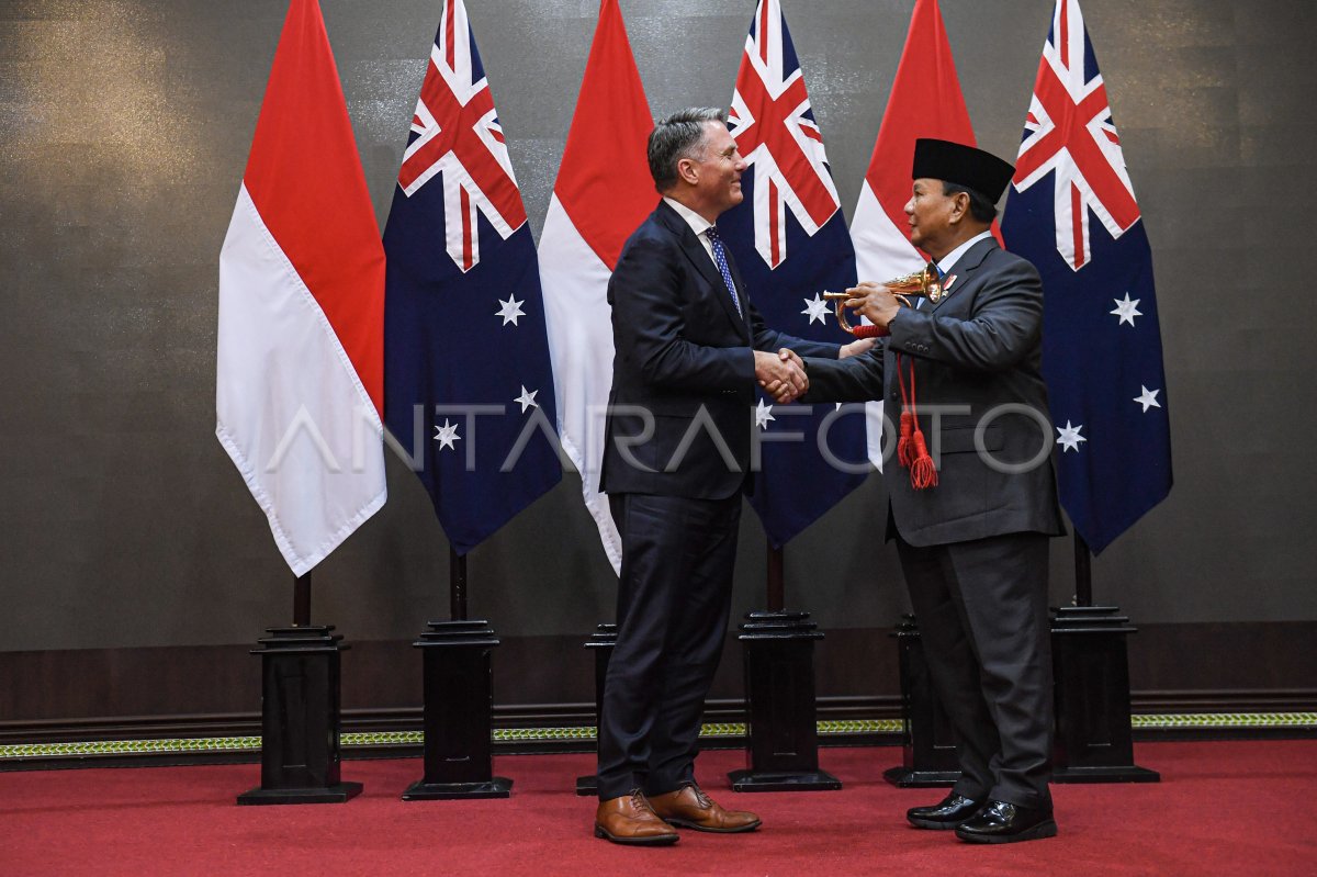Han Prabowo receives Australian PM Deputy visit | ANTARA Foto