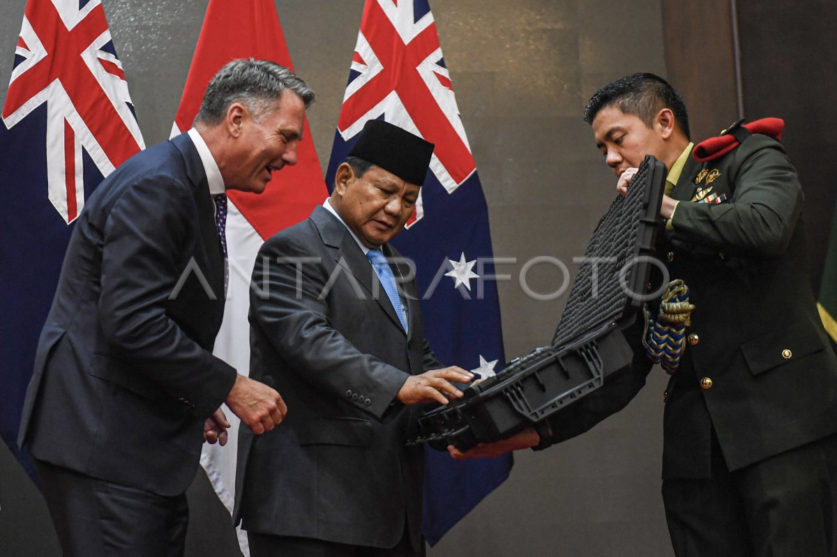 Han Prabowo receives Australian PM Deputy visit | ANTARA Foto