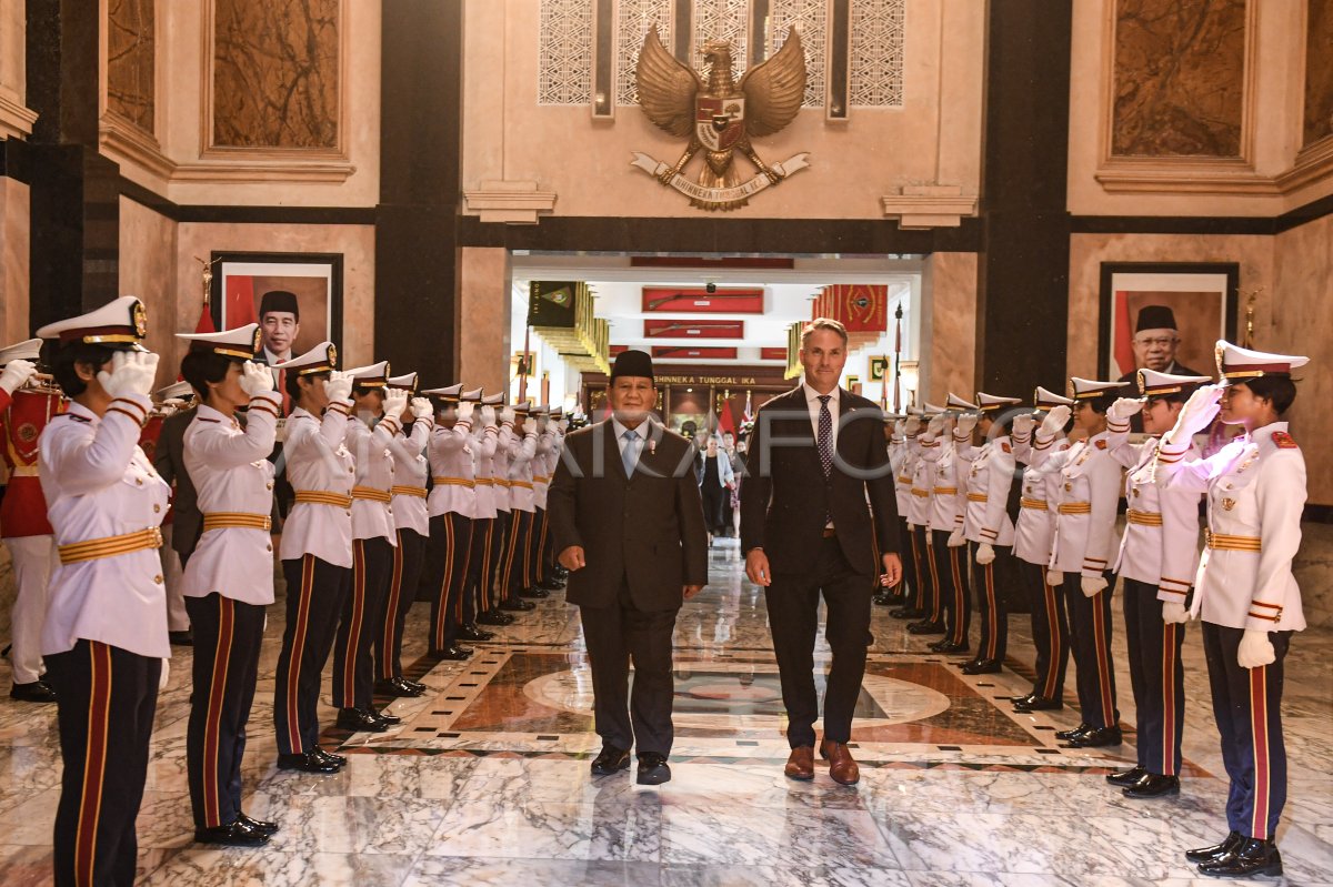 Menhan Prabowo terima kunjungan Wakil PM Australia | ANTARA Foto