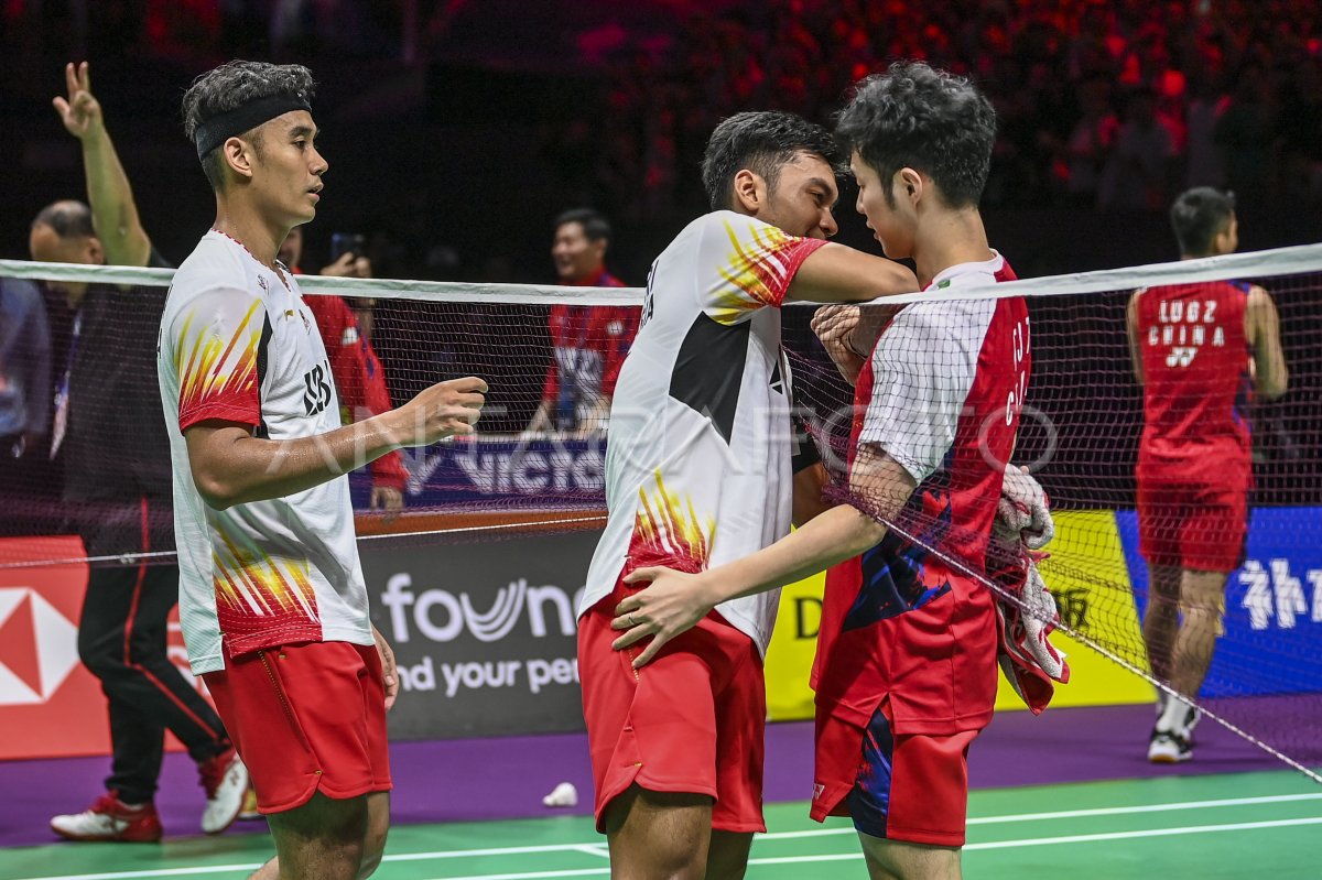 Final Piala Thomas Indonesia lawan China | ANTARA Foto