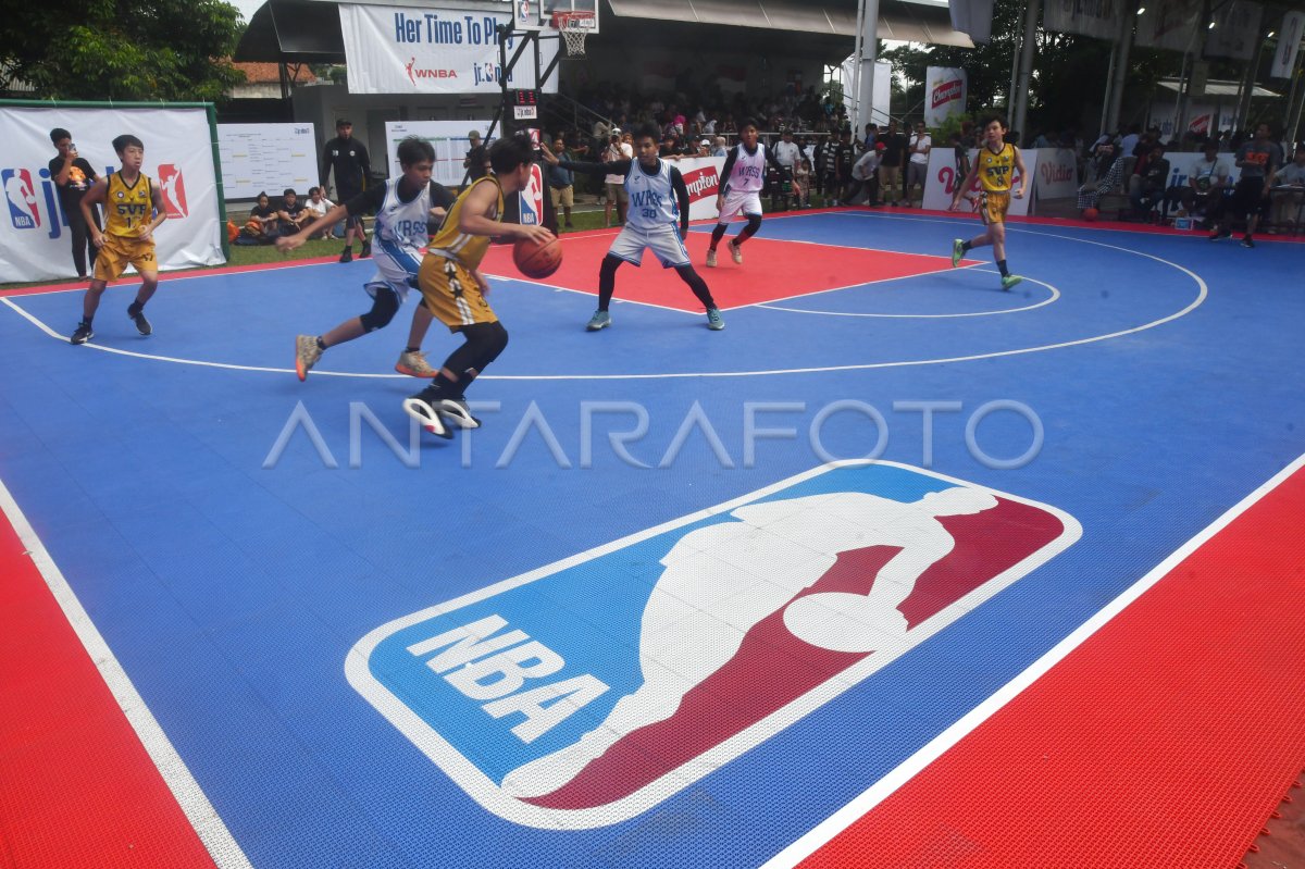 Turnamen basket 3x3 Jr NBA di Bogor | ANTARA Foto