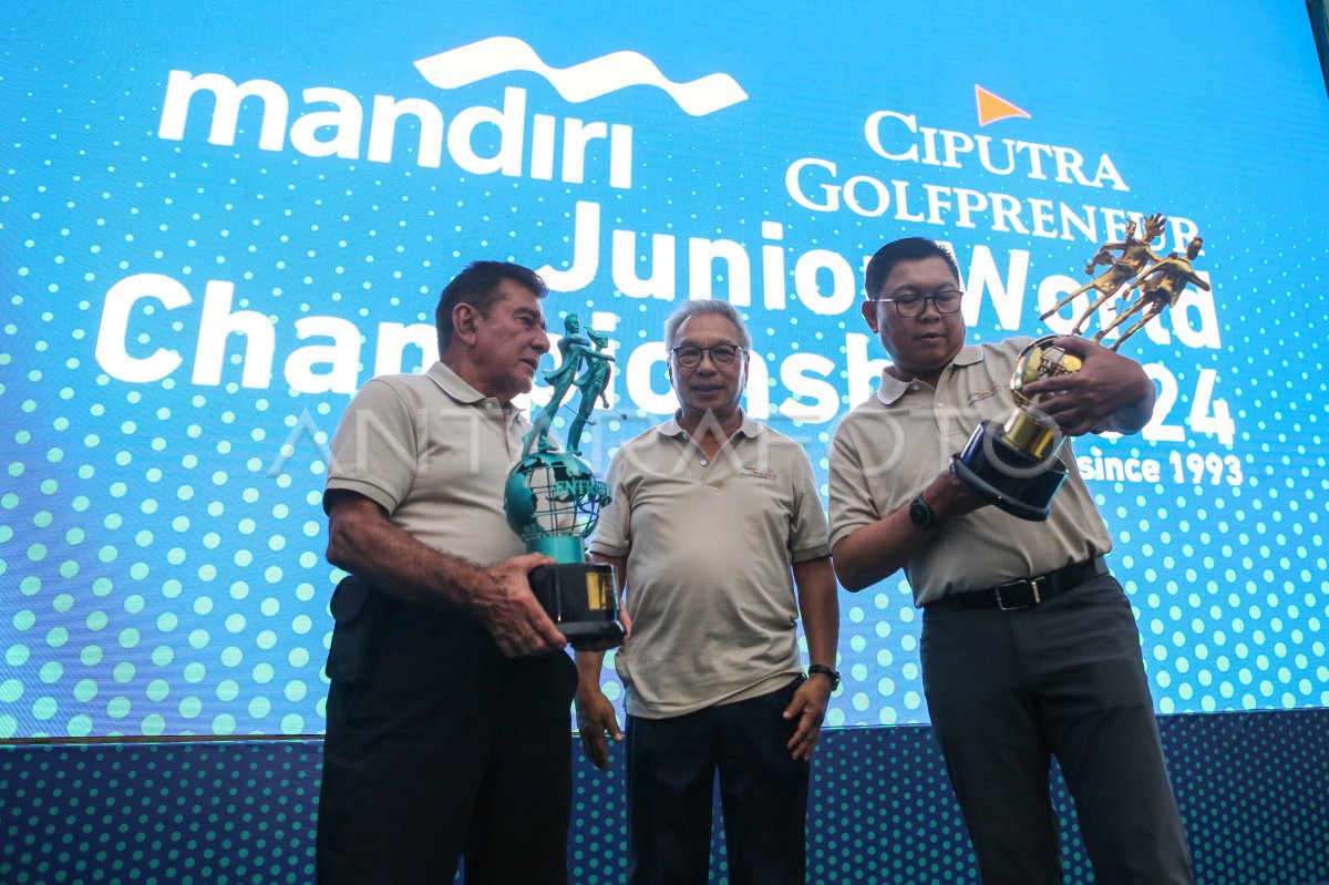 Kejuaraan dunia Mandiri Ciputra Golfpreneur Junior 2024 | ANTARA Foto