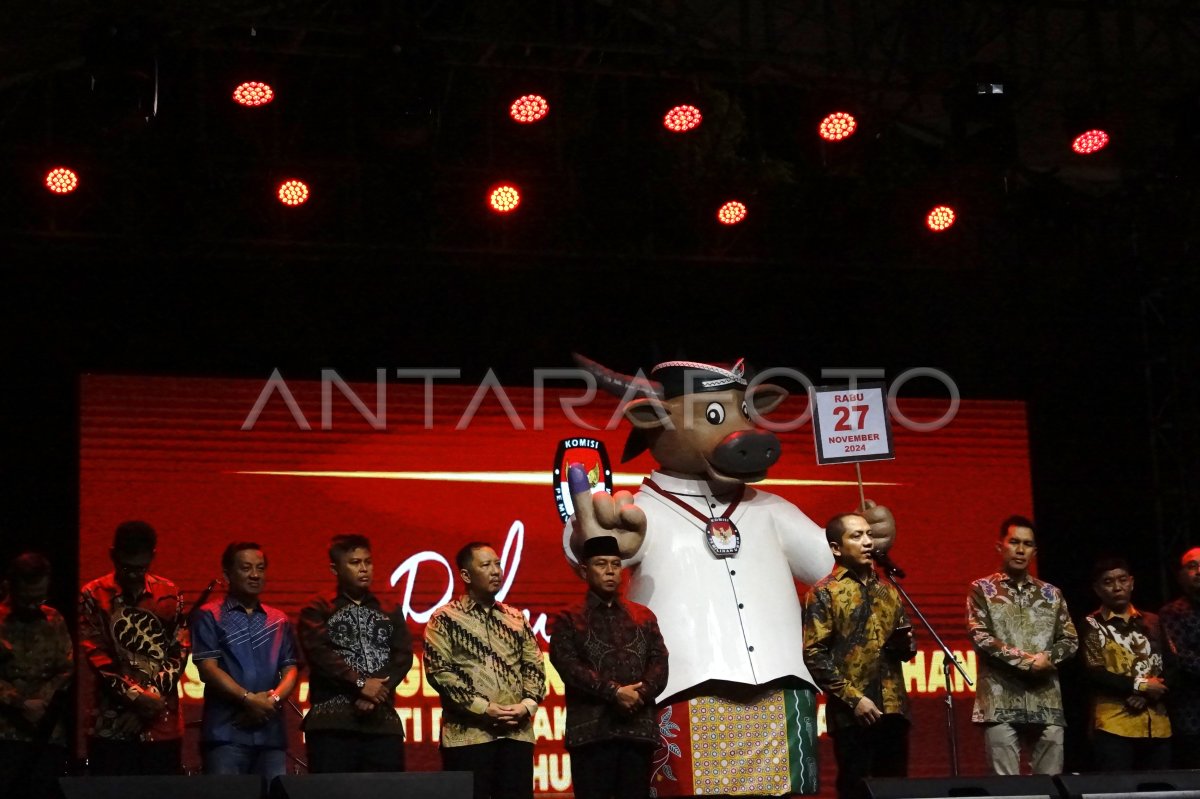 Peluncuran maskot pilbup Jombang 2024 | ANTARA Foto