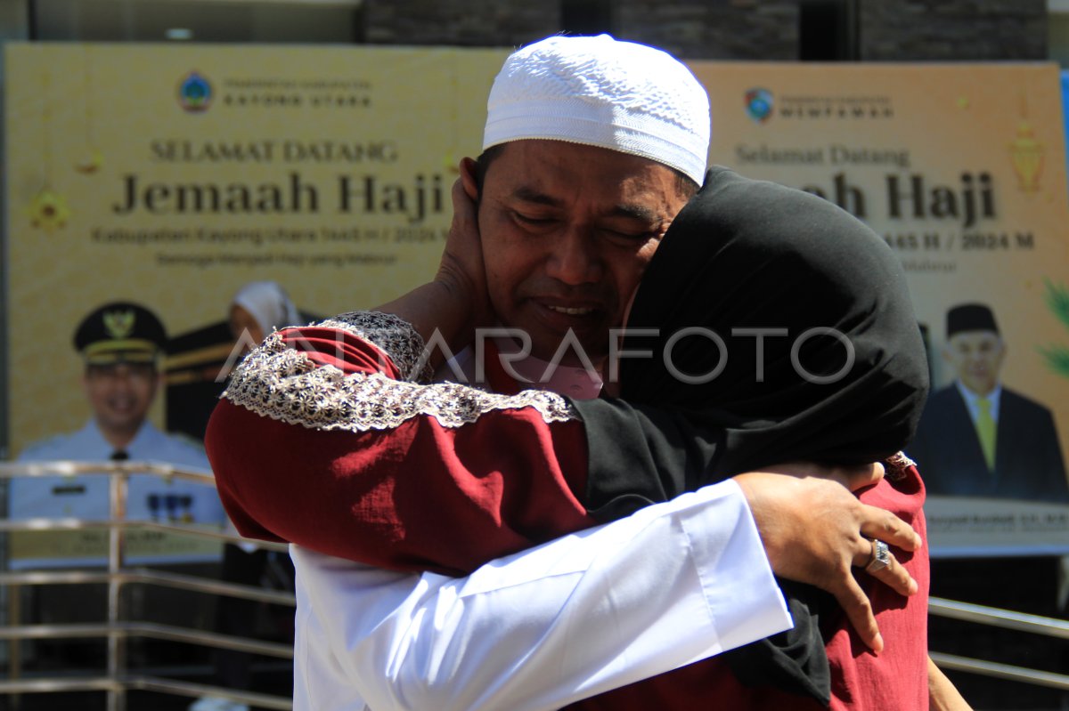 Kedatangan jamaah haji Kota Pontianak | ANTARA Foto