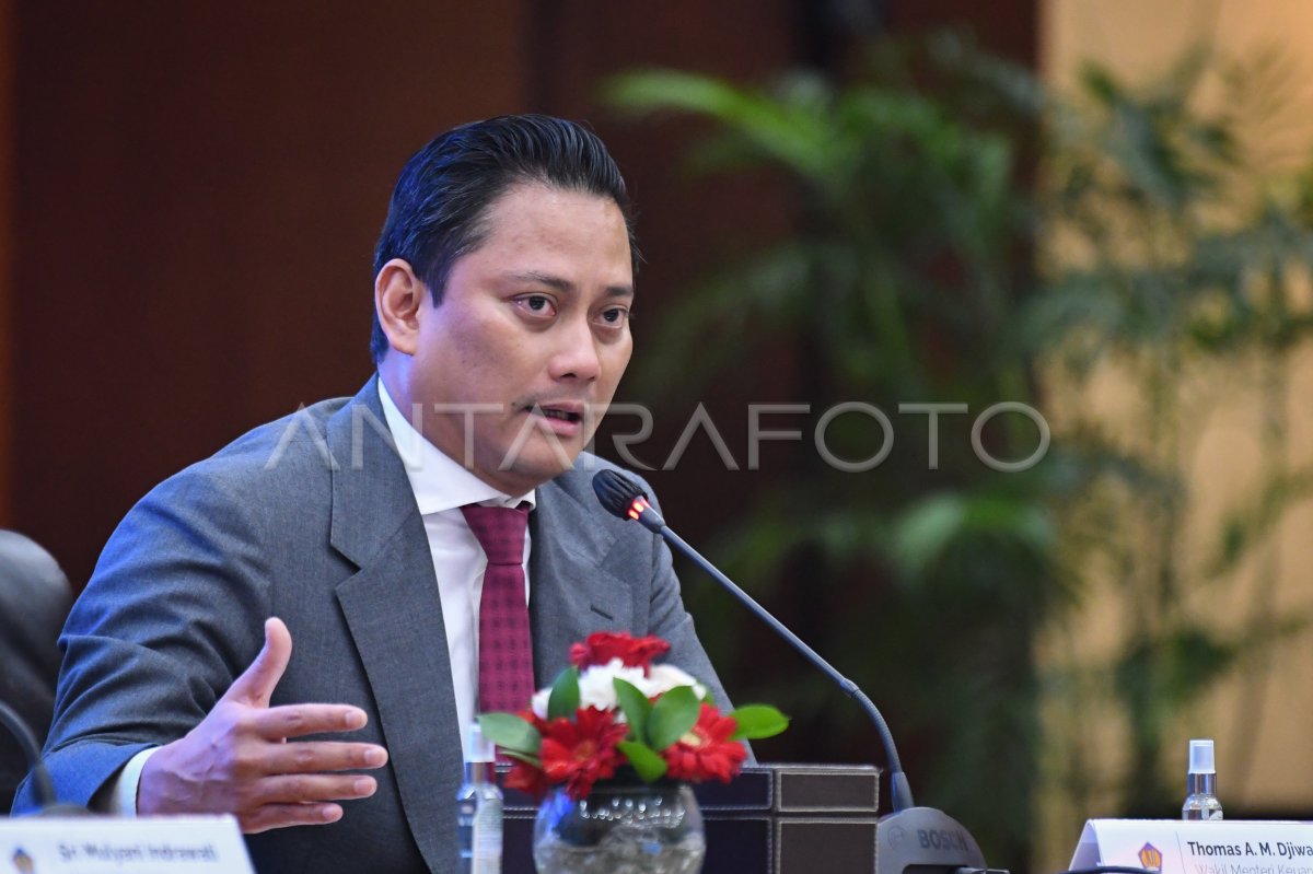 Thomas Djiwandono dilantik jadi Wamenkeu II | ANTARA Foto