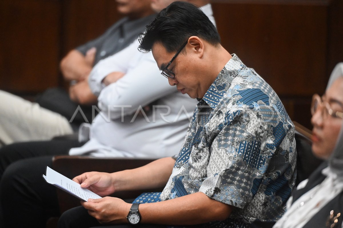 Sidang lanjutan kasus korupsi proteksi TKI | ANTARA Foto