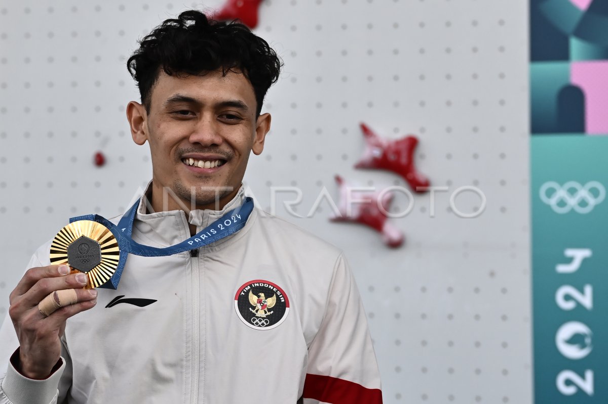 Olimpiade Paris 2024 : Veddriq Leonardo raih medali emas | ANTARA Foto
