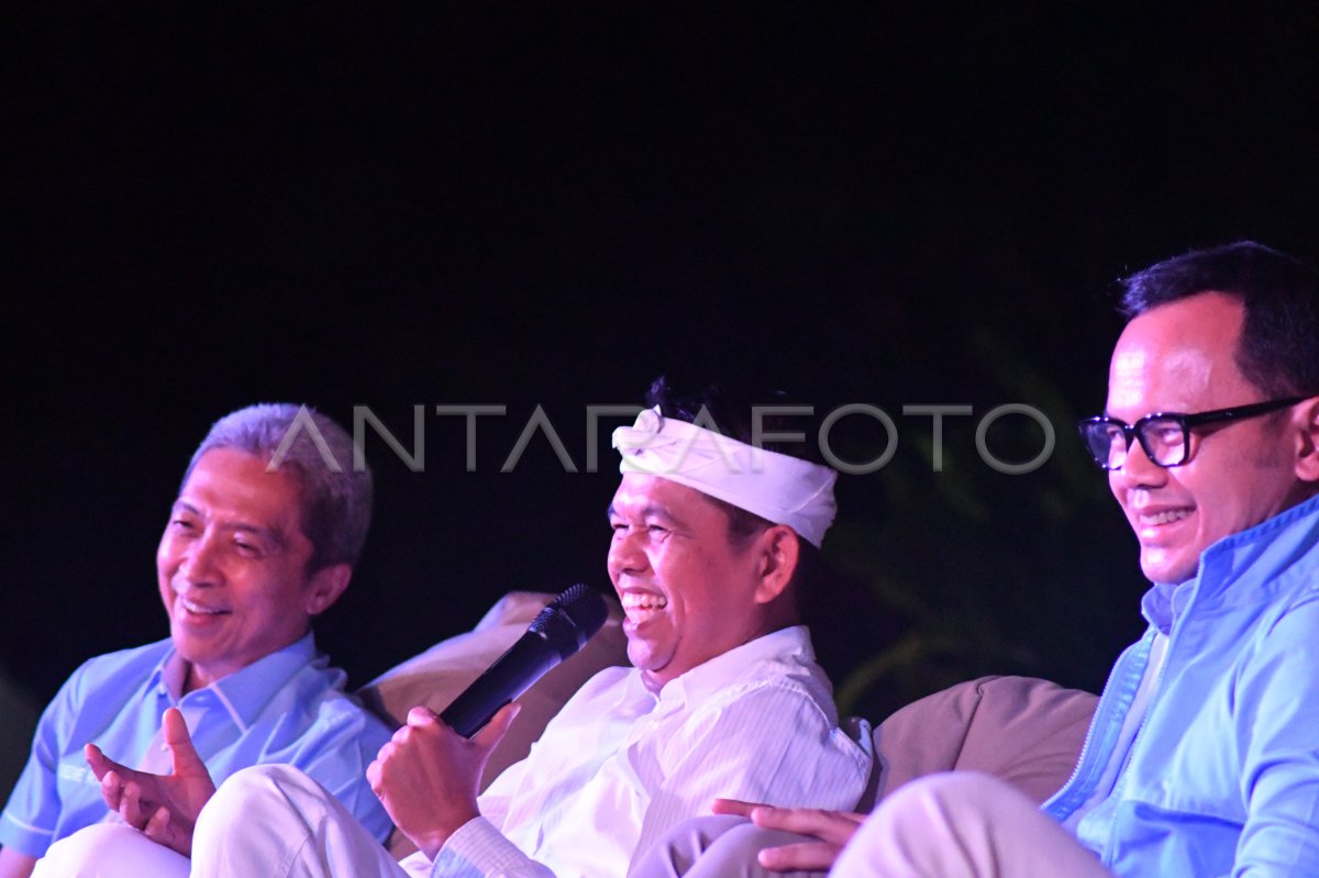 Bakal calon gubernur Jabar Dedi Mulyadi bertemu Bima Arya | ANTARA Foto