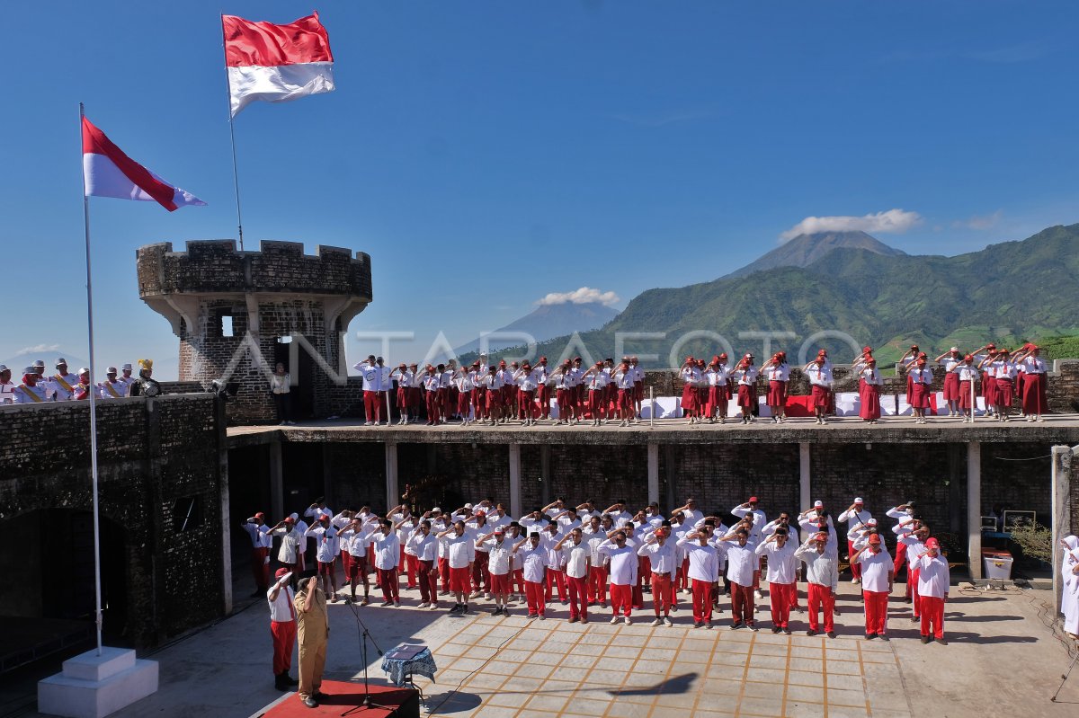 Upacara HUT ke-79 Kemerdekaan RI di Temanggung | ANTARA Foto