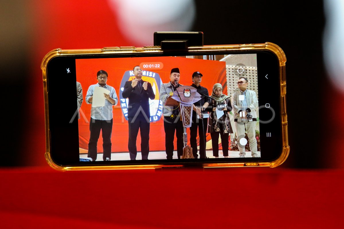 KPU tanggapi hasil putusan MK soal Pilkada | ANTARA Foto KPU tanggapi hasil putusan MK soal Pilkada | ANTARA Foto