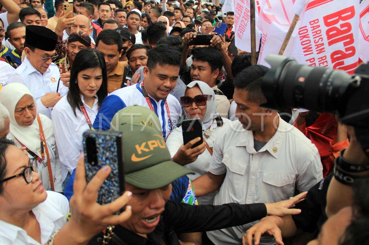 Bobby Nasution-Surya daftar Pilgub Sumatera Utara | ANTARA Foto