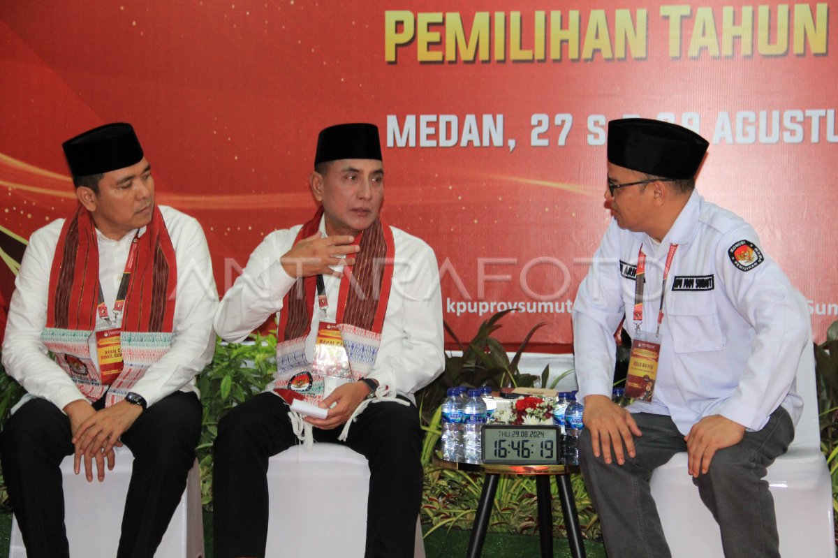 Edy Rahmayadi-Hasan Basri daftar Pilgub Sumut | ANTARA Foto
