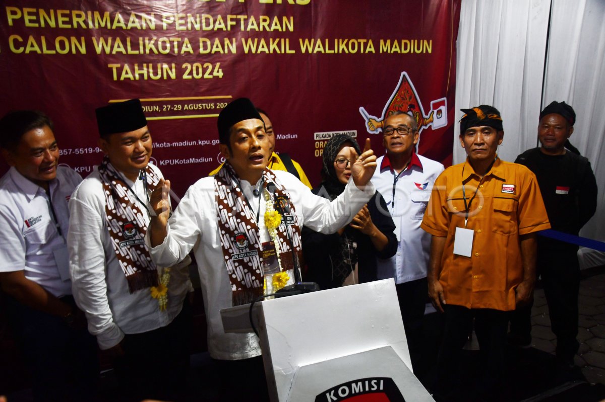 KPU terima pendaftaran bakal calon Wali Kota Madiun | ANTARA Foto
