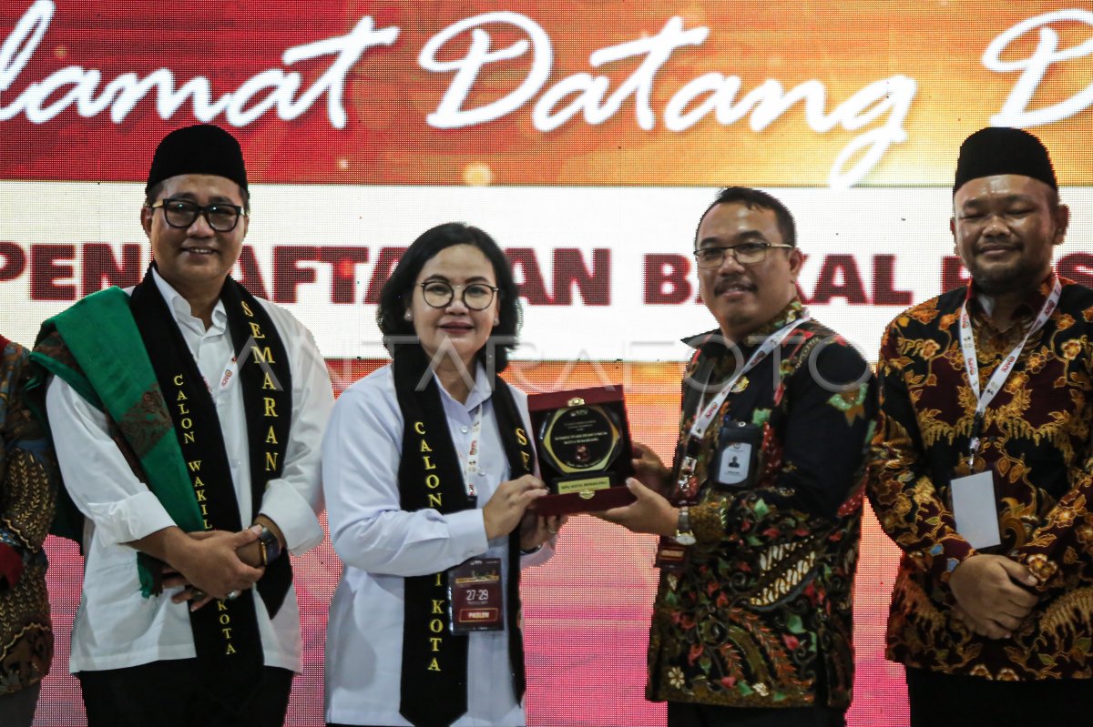 Pendaftaran bakal calon Wali Kota Semarang | ANTARA Foto