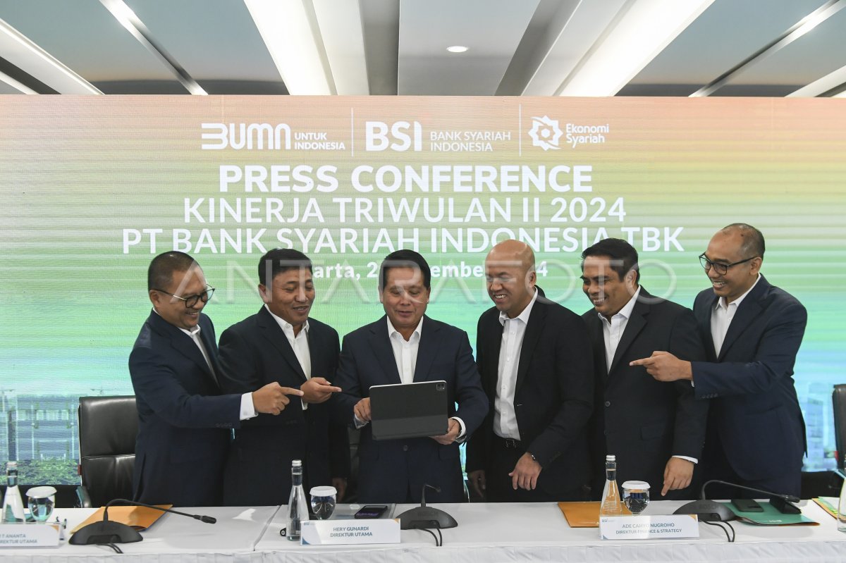 BSI raih laba bersih Rp3,4 triliun di kuartal II 2024 | ANTARA Foto