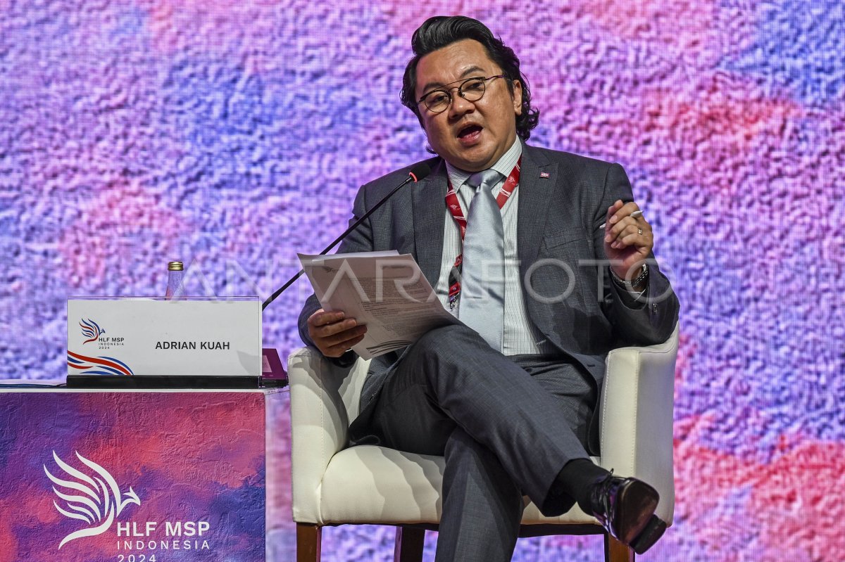 Diskusi panel tematik kedua ekonomi berkelanjutan HLF MSP 2024 | ANTARA Foto