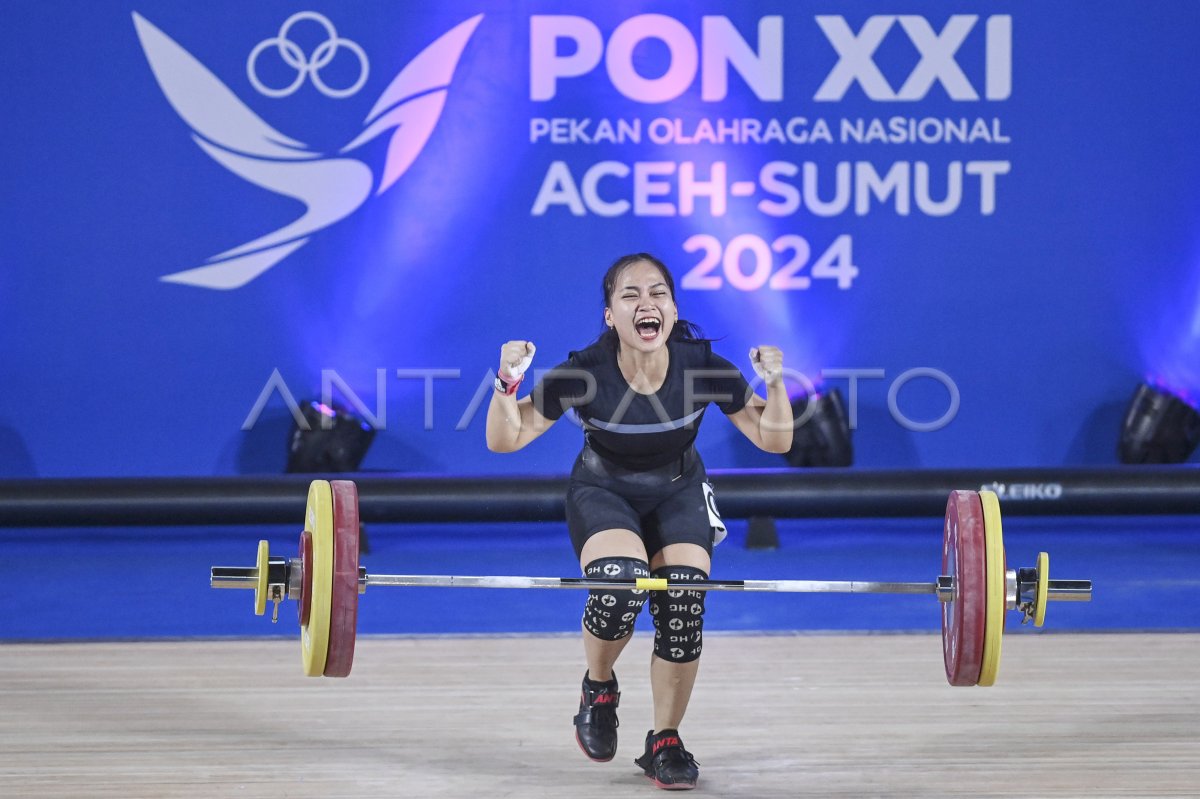 PON XXI Aceh-Sumut: Juliana Klarisa raih emas kelas 55 kg putri | ANTARA Foto