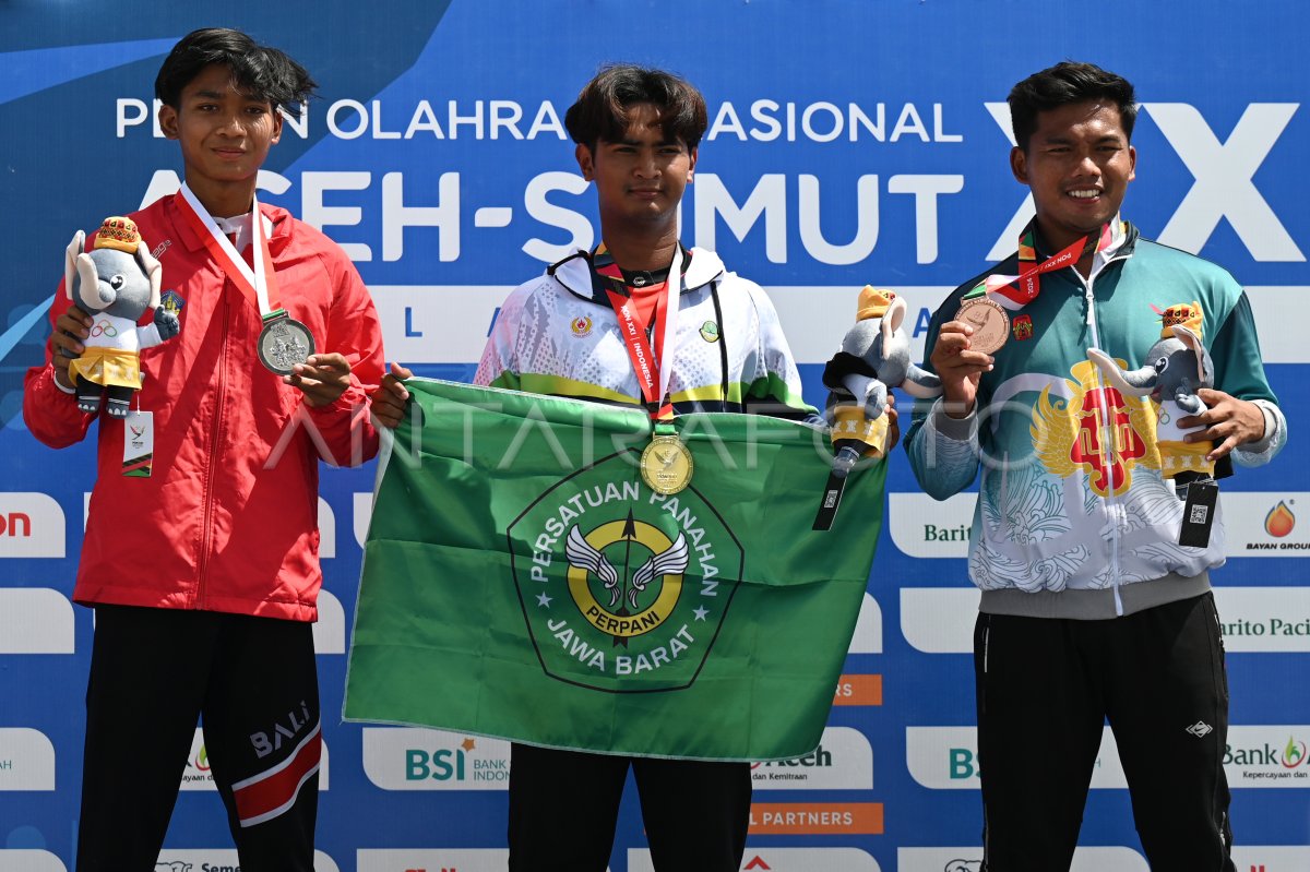 PON XXI Aceh-Sumut: Jabar raih emas panahan recurve putra | ANTARA Foto
