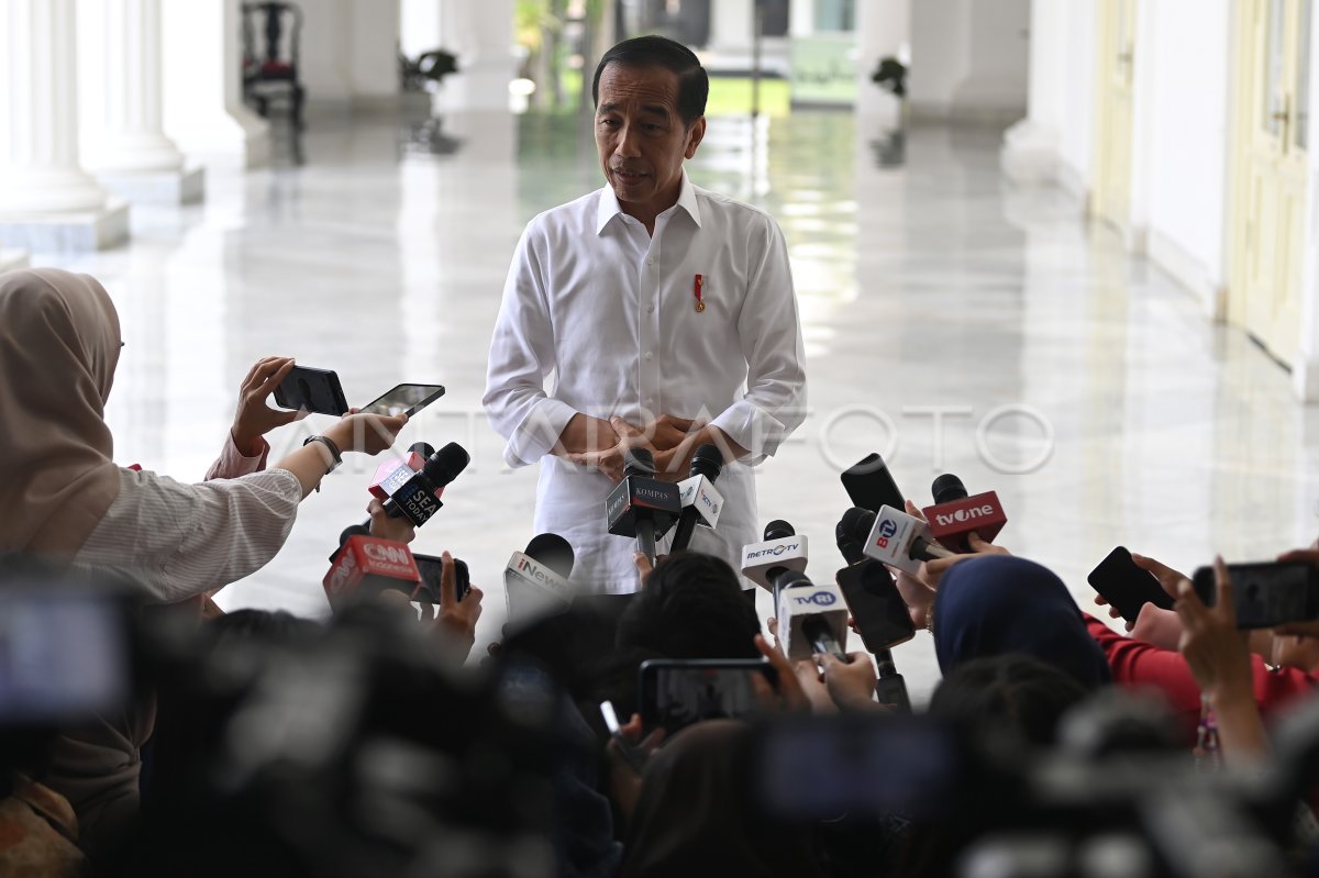 Presiden sampaikan keterangan terkait pembebasan pilot Susi Air | ANTARA Foto